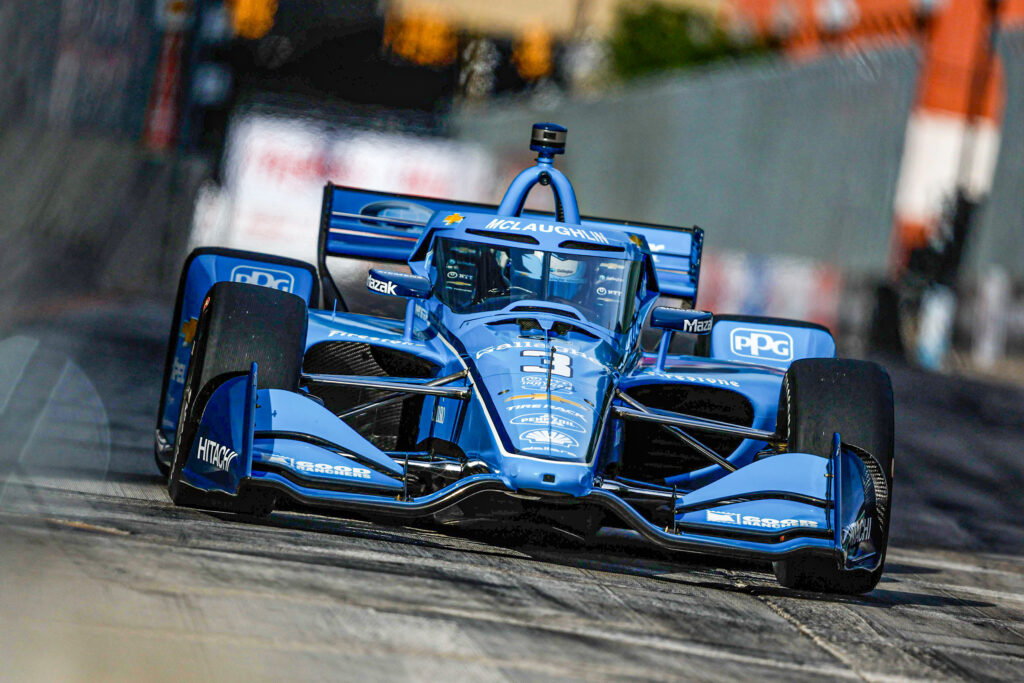 DETERMINATION IN DETROIT AFTER DRIVER ERROR - Scott McLaughlin